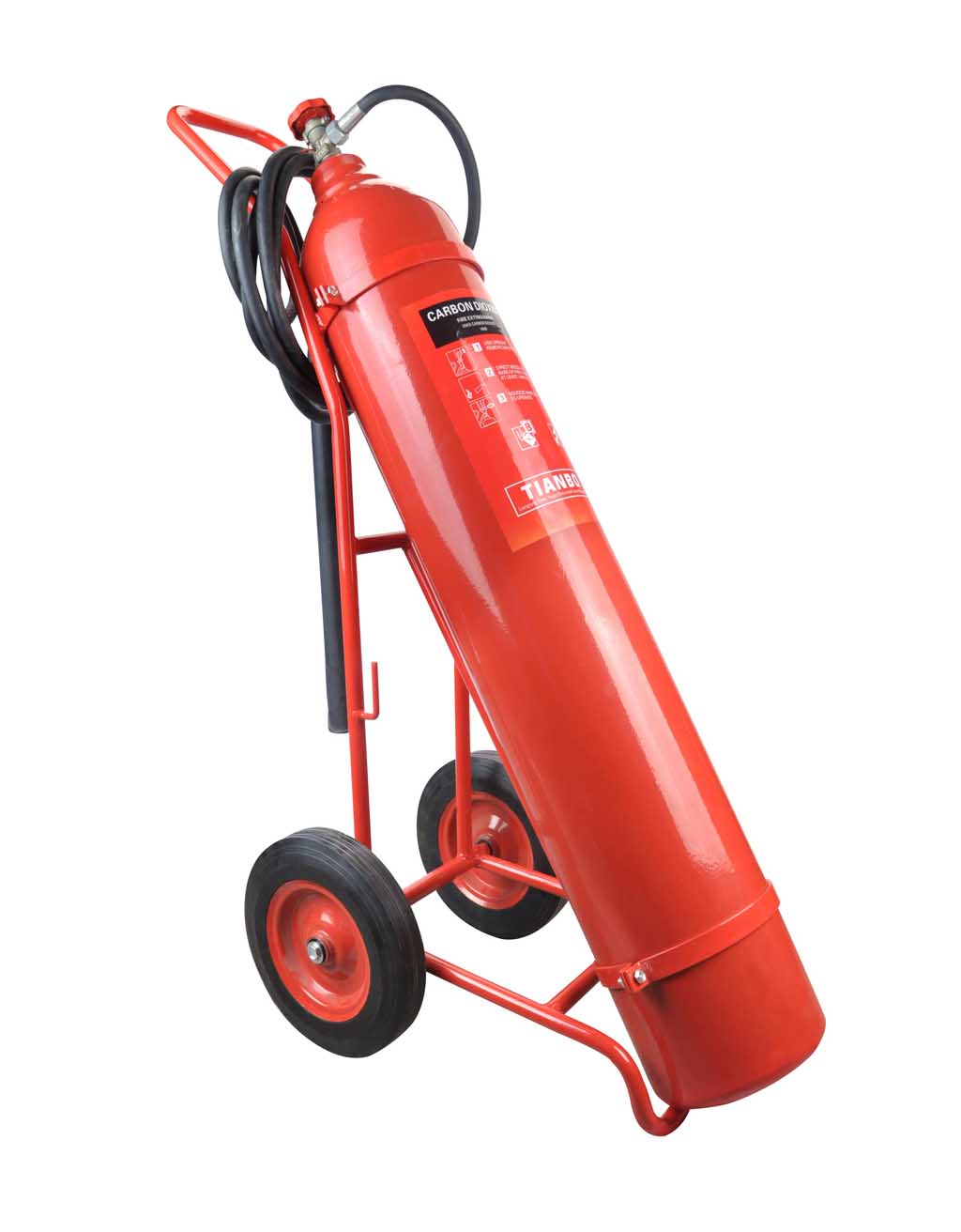 Trolley Fire Extinguisher CO2 30kg – Flamecontrol